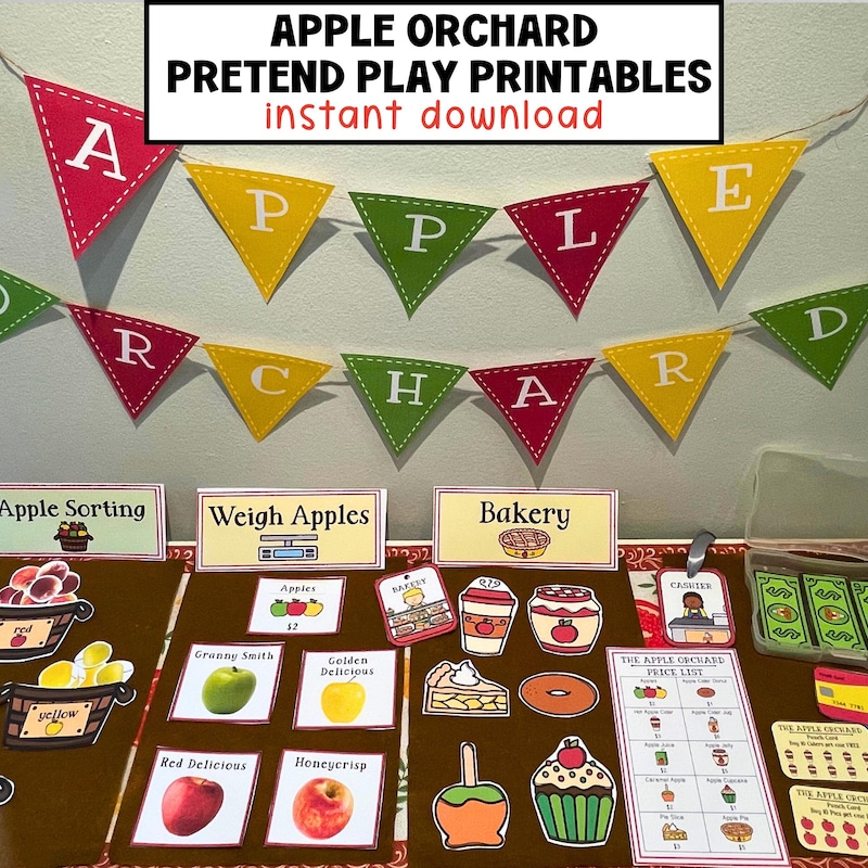 Apple Orchard Dramatic Play Preschool - Etsy