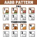 November Fall and Thanksgiving Calendar Numbers Printable Color and ...