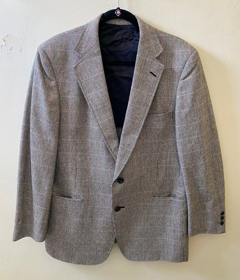 Vintage Austin Reed of Regent Street Plaid Mens Blazer Suit Jacket Size ...