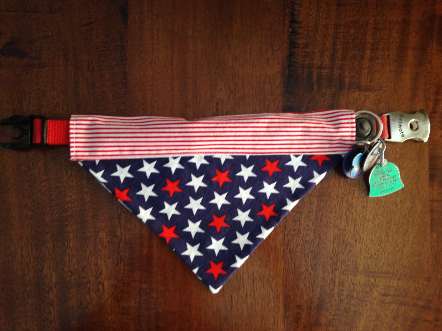 American Flag Dog Bandana/patriotic Dog Bandana/flag Dog Bandana/4th of ...