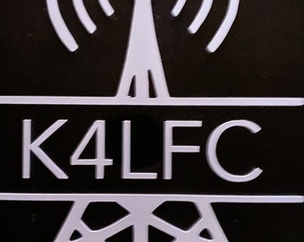 Amateur Radio Custom Call Sign Decal - Etsy