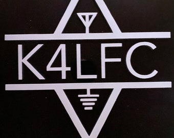 Custom Morse Code Ham Radio Callsign Car Vinyl Decal Sticker Amateur ...