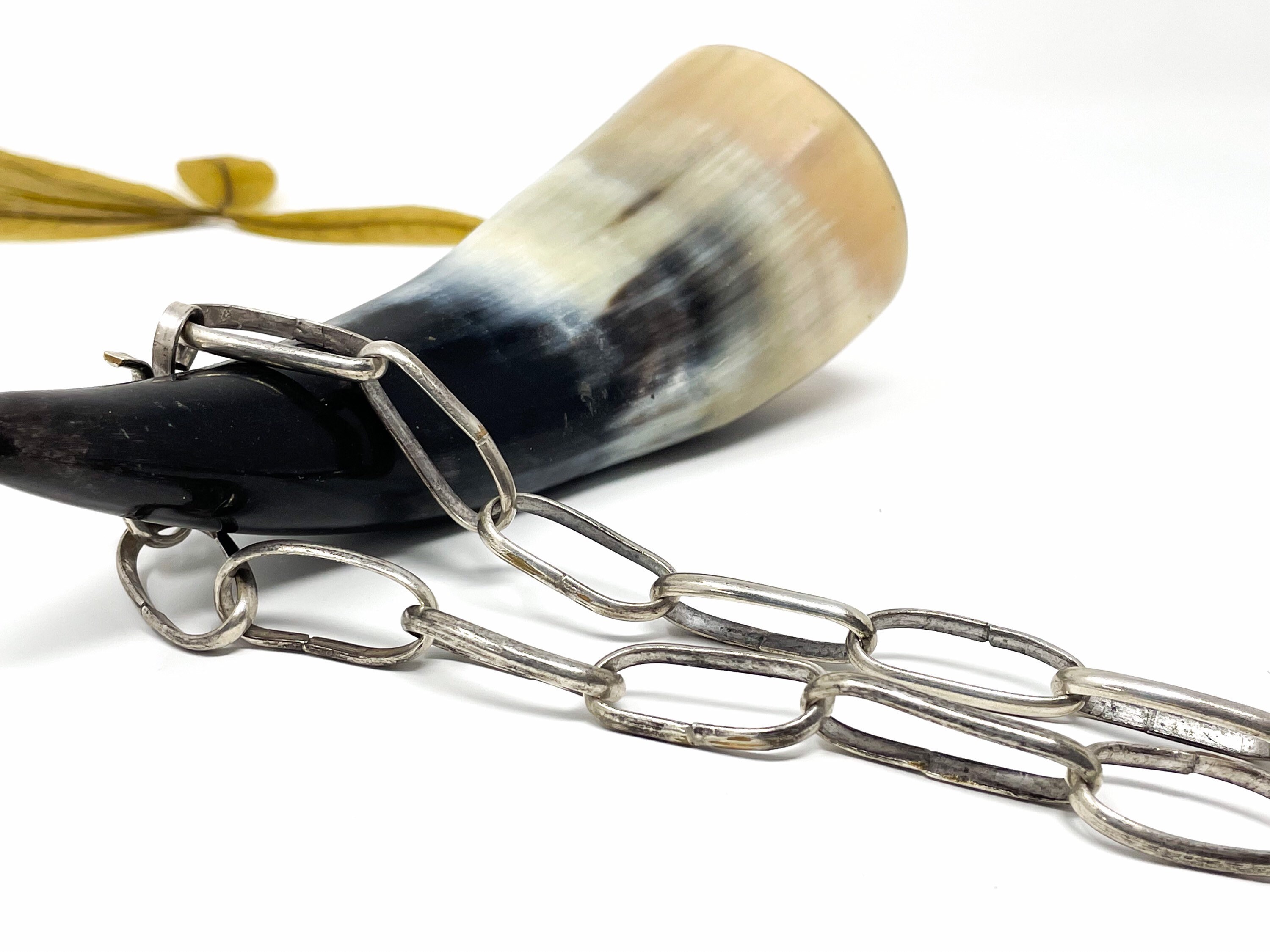 Large Rustic Silver Chain - Etsy