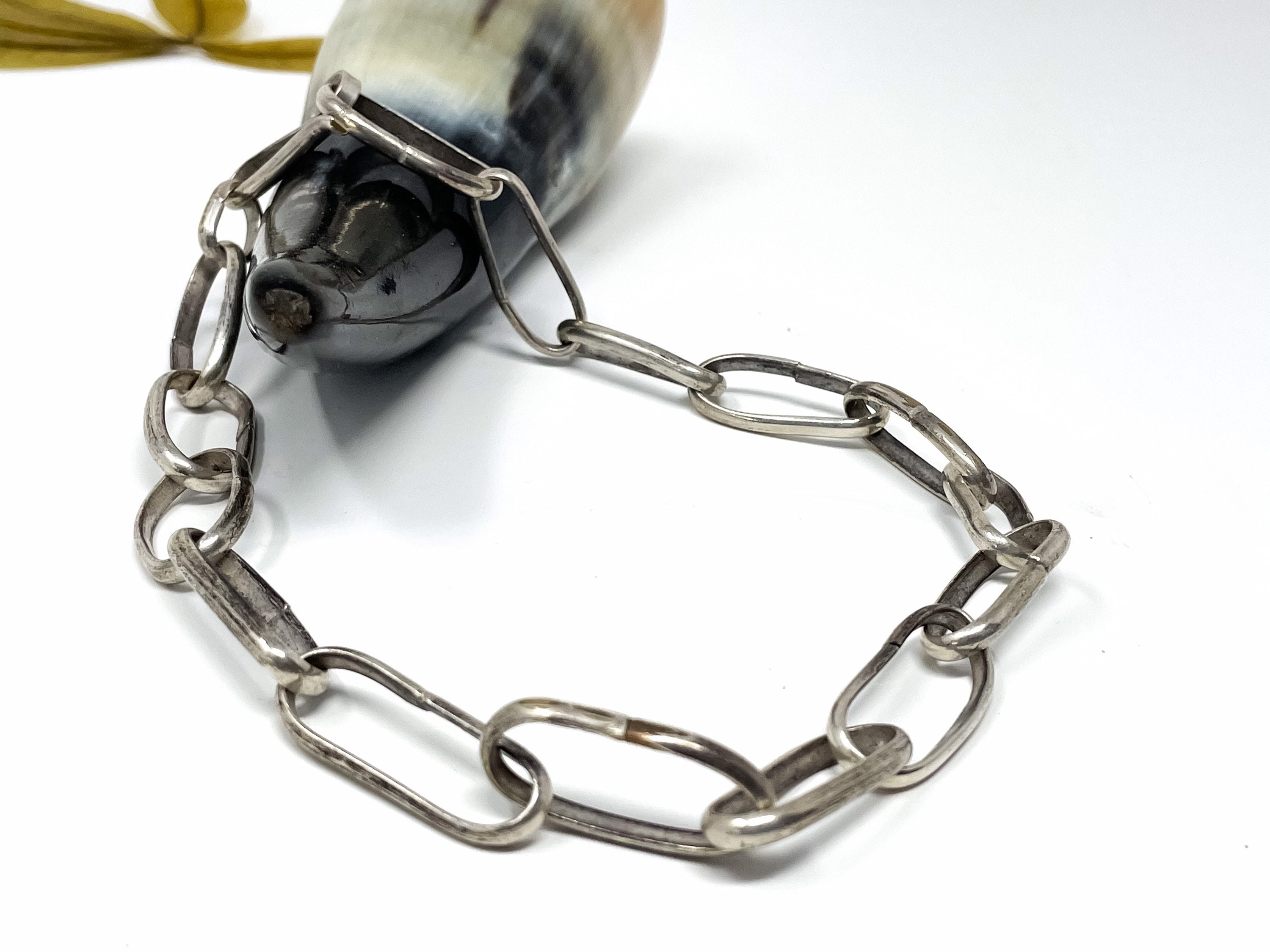 Large Rustic Silver Chain - Etsy
