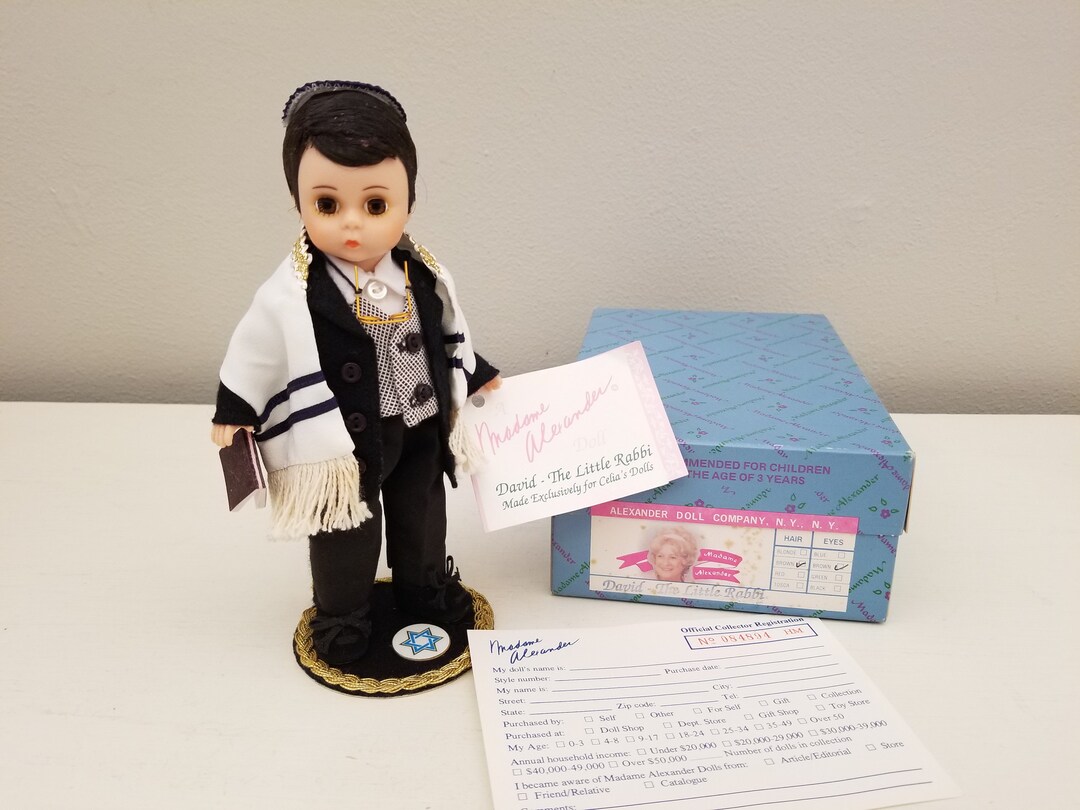 Madame Alexander Vintage David the Little Rabbi 8 Doll 427 Brand New in ...