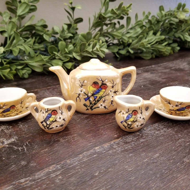 Tiny Tea Set - Etsy