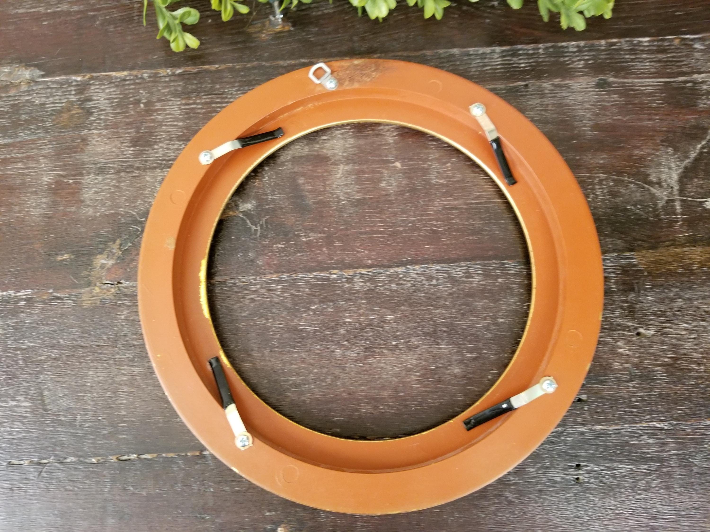 Vintage Round Gold Leaf Gilt Picture Frame 11 1/4" Wide - Etsy