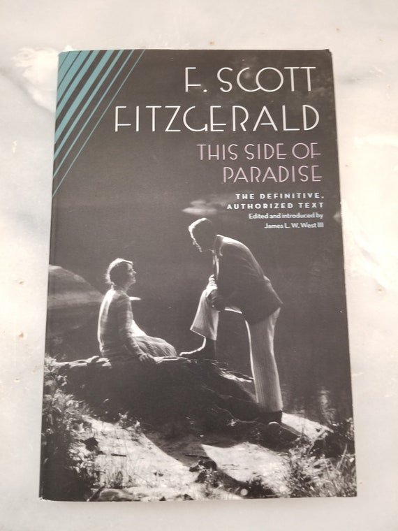 F Scott Fitzgerald This Side of Paradise Soft Cover Book New | Etsy