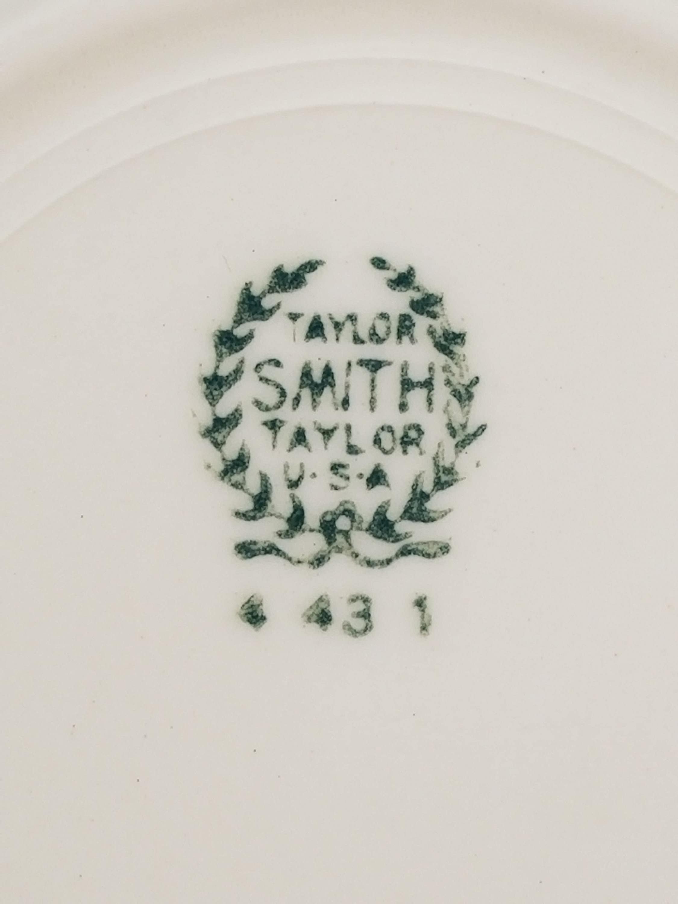 Vintage Taylor Smith & Taylor Teacup and Saucer Made in USA | Etsy