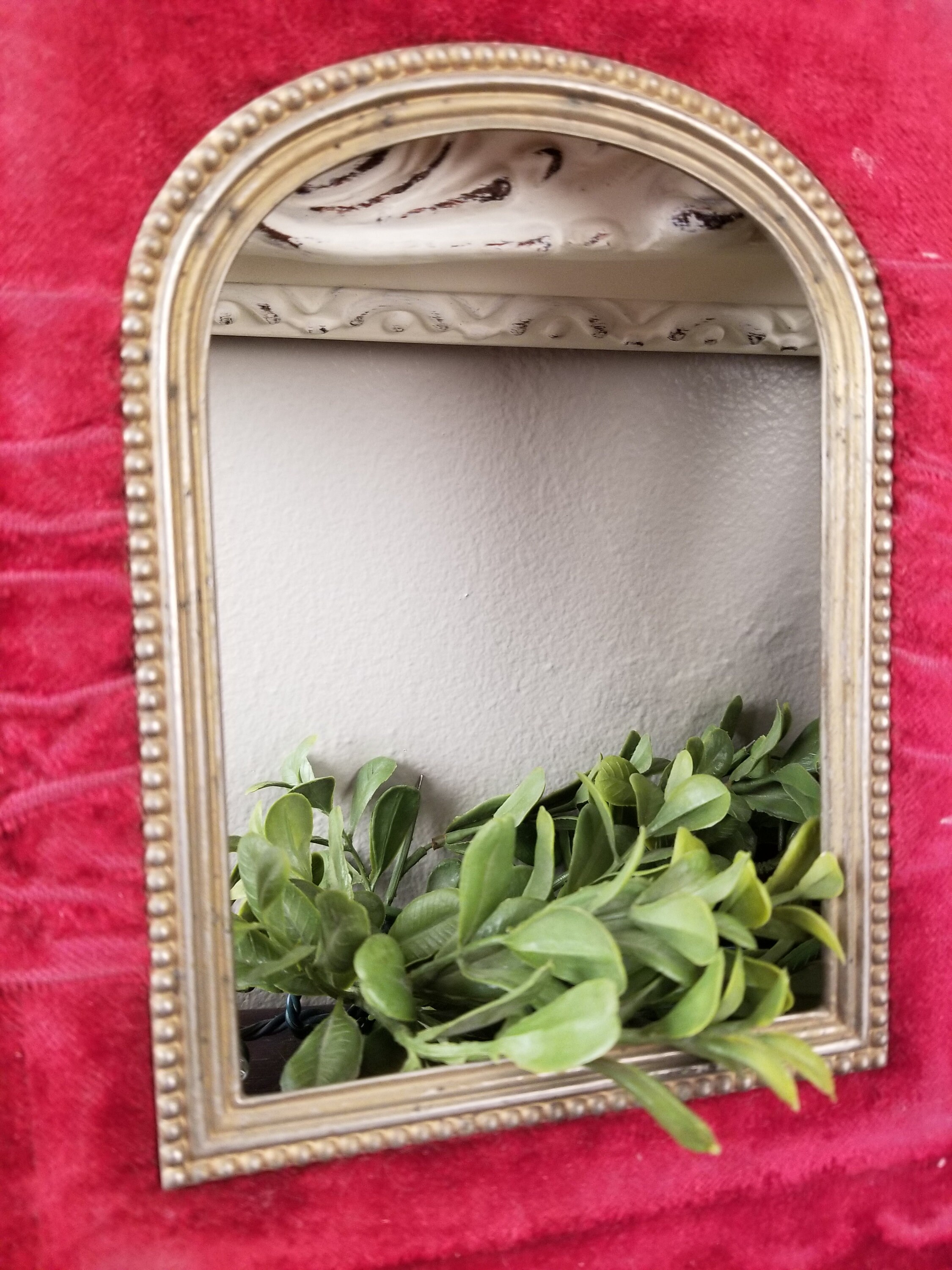 Antique Victorian Rare Pair of Red Velvet Picture Frames With Gilt ...