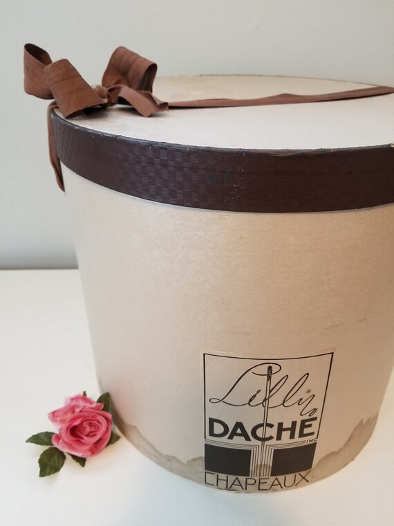 Vintage Lilly Dache Very Large Oval Hat Box * Very Ra… - Gem