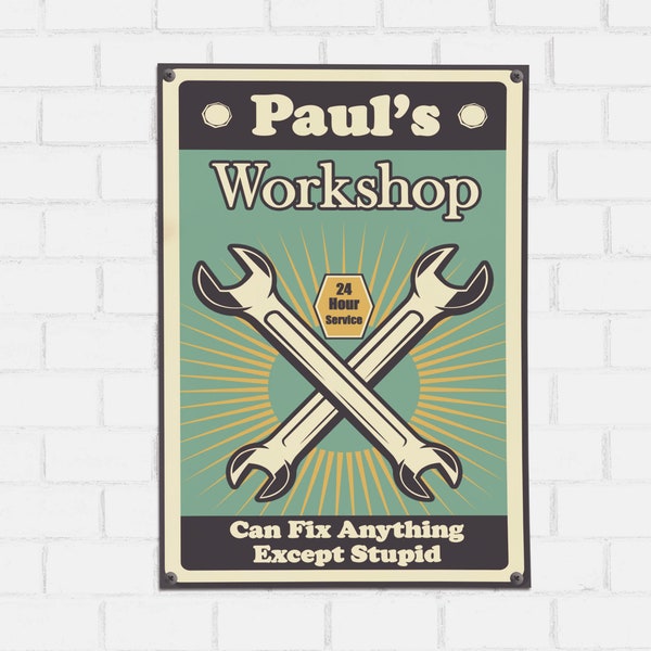 Workshop Sign - Etsy