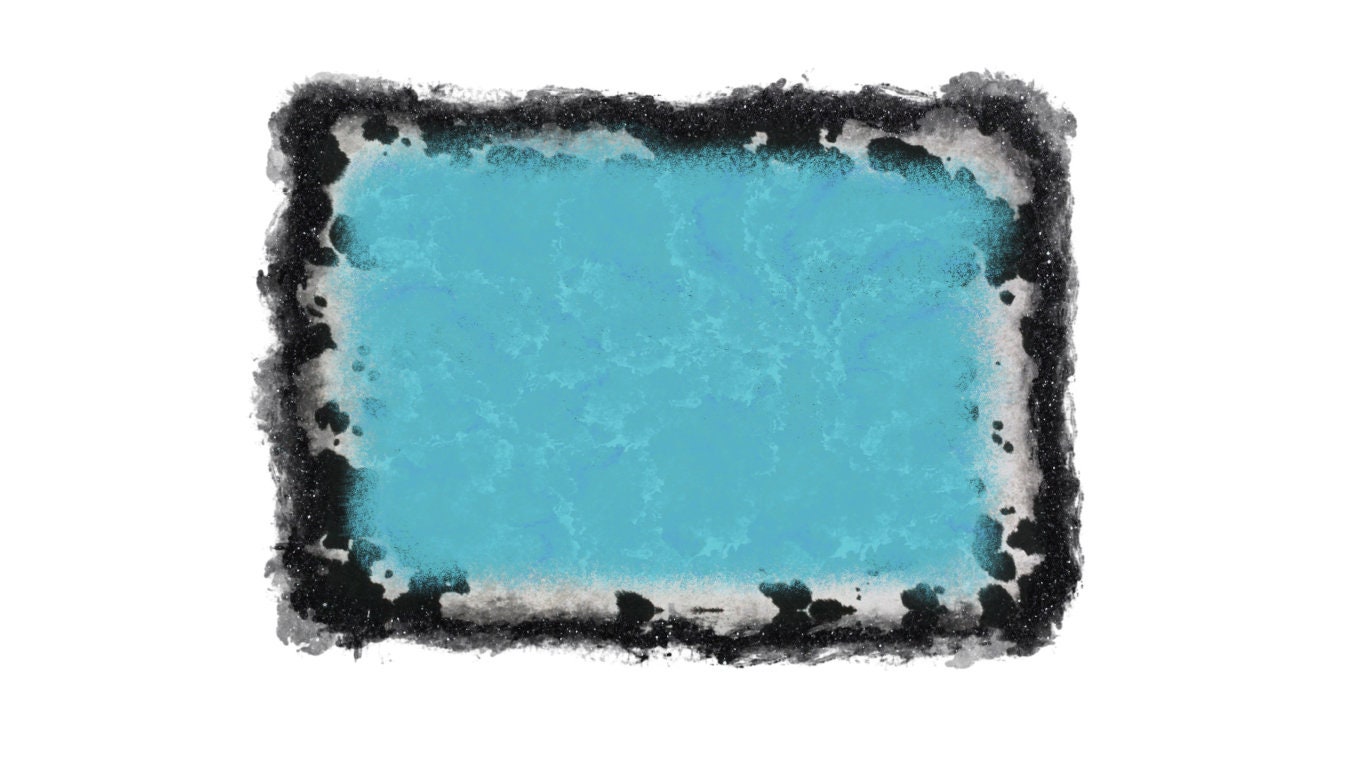 Cow Print Turquoise Background for Sublimation Design Download - Etsy