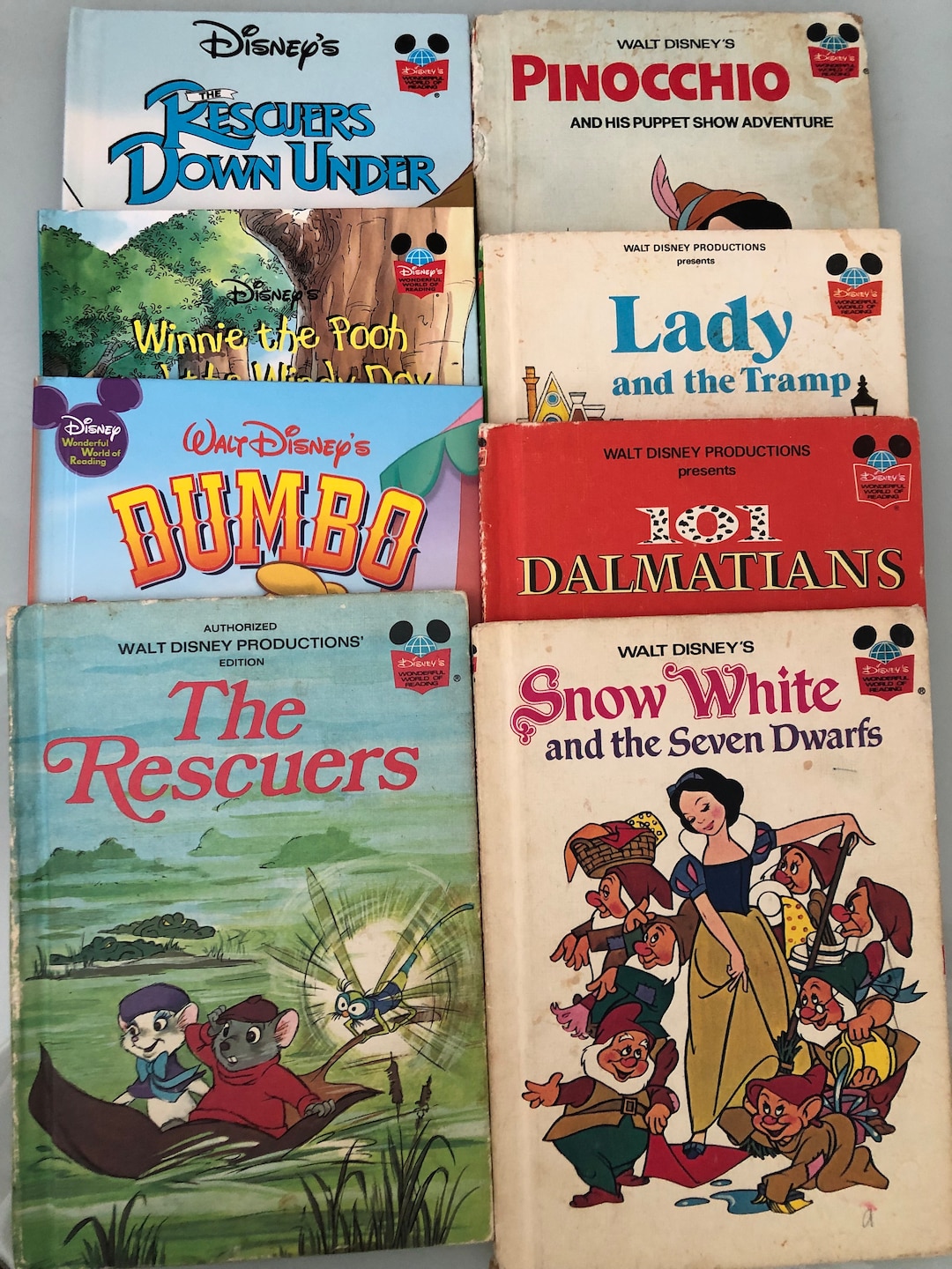 Childrens Disney Book Collection Wonderful World Reading Classics Book ...
