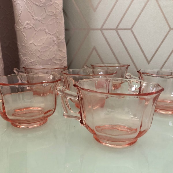 Pink Tea Cups - Etsy