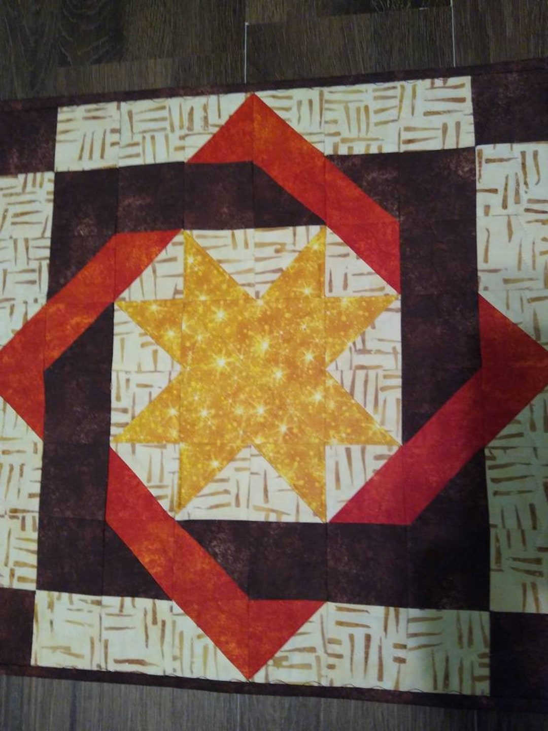 Interlocking Star Table Topper. - Etsy