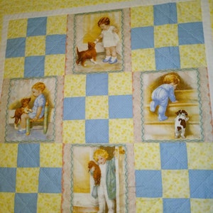 Yellow Baby Quilt - Etsy