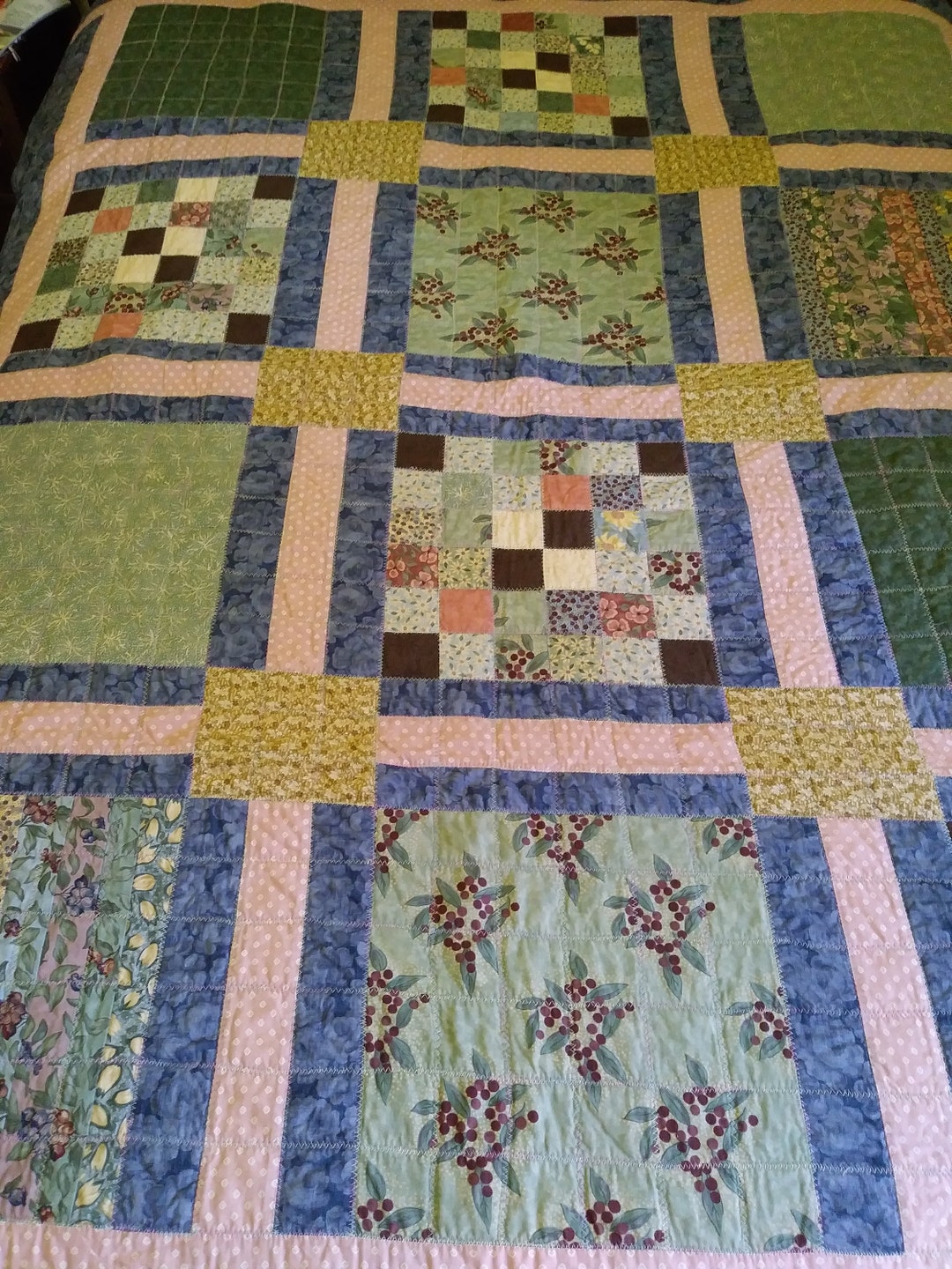 Bed Quilt or Sofa Throw - Etsy