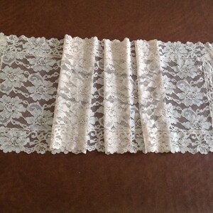 Pretty PINK Synthetic Lace Dressing Table Runner or Scarf. 132 - Etsy ...