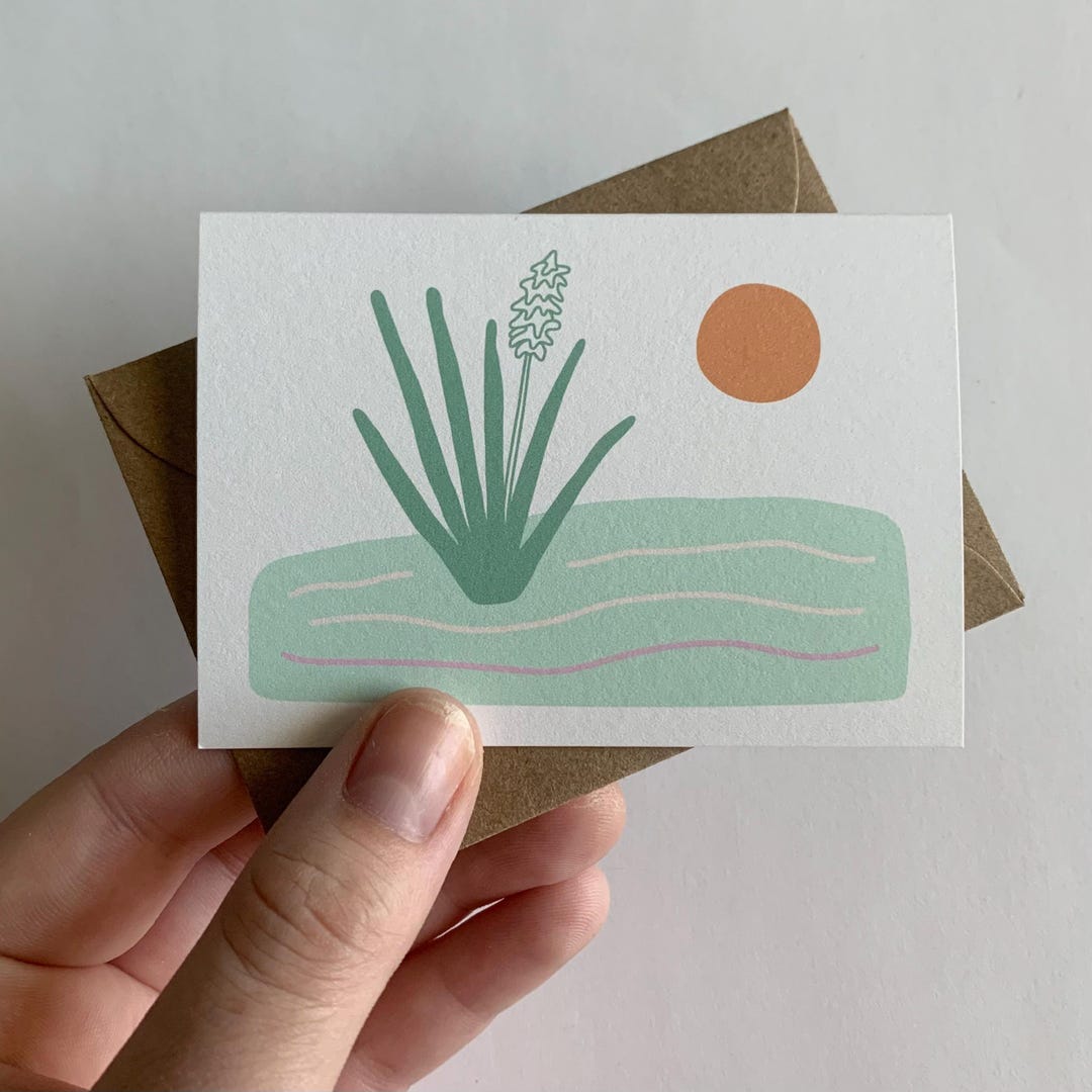 Tiny Card - Yucca - Gift Card Envelope - Etsy