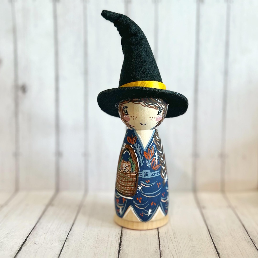 Extra Large Forest Peg Doll - Etsy