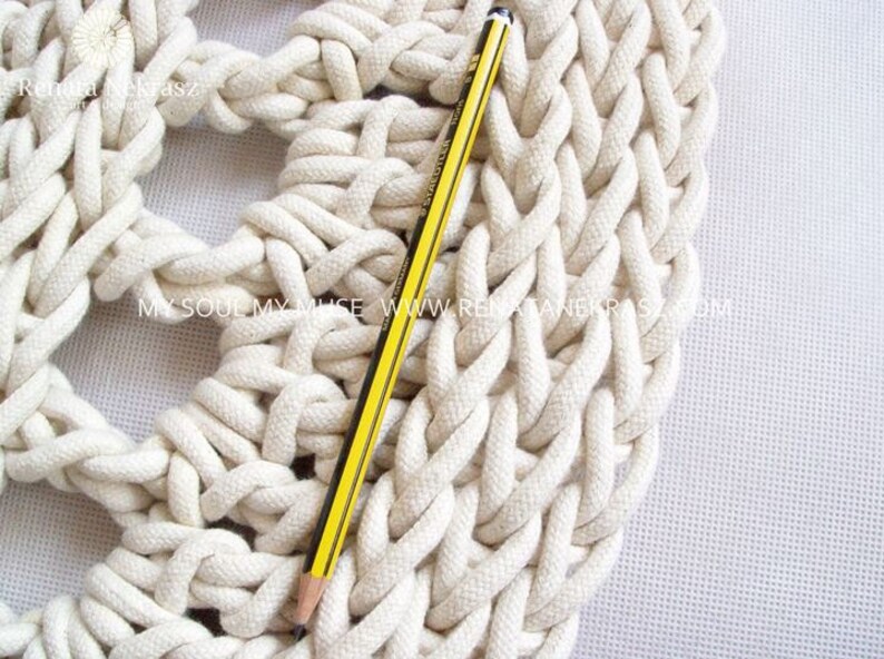 Ecru Cotton Rope Round Rug Crochet Rug Crochet Carpet - Etsy