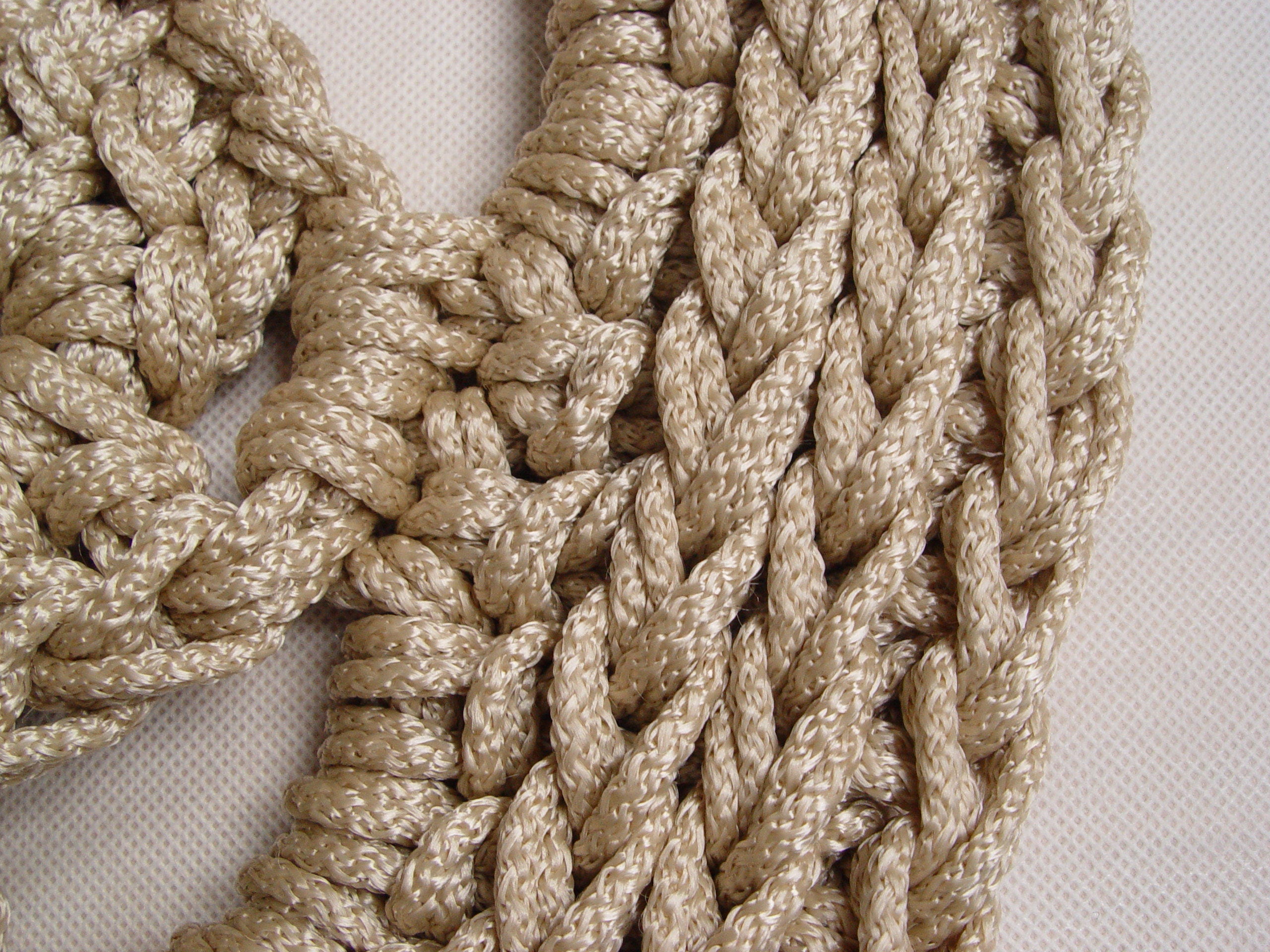 Beige, Cotton Cord, Round Rug, Crochet Rug, Crochet Carpet, Knitted ...