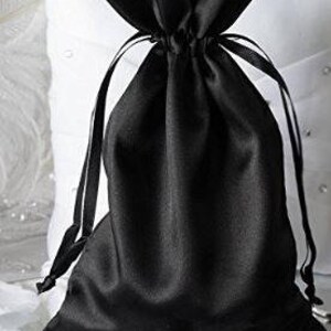 Personalized Satin Bag, Black Sating Bag, Gold Sating Bag, Royal Blue ...