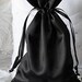 Personalized Satin Bag Black Sating Bag Gold Sating Bag - Etsy