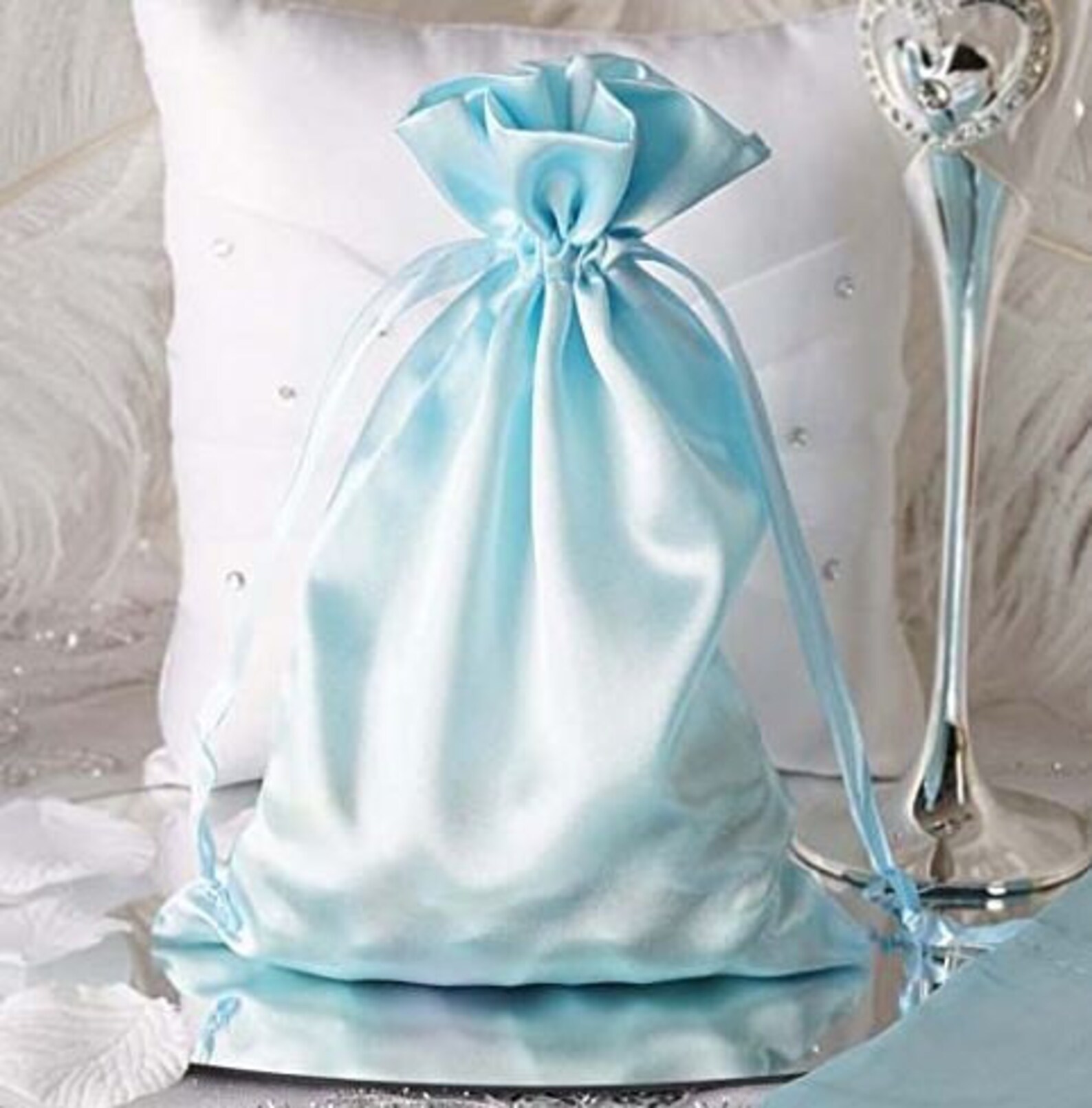 Personalized Satin Bag Black Sating Bag Gold Sating Bag | Etsy