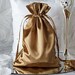Personalized Satin Bag Black Sating Bag Gold Sating Bag - Etsy
