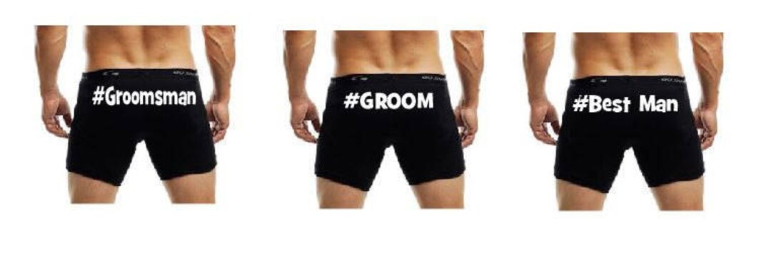 Boxer Briefs for Groom Party - Etsy
