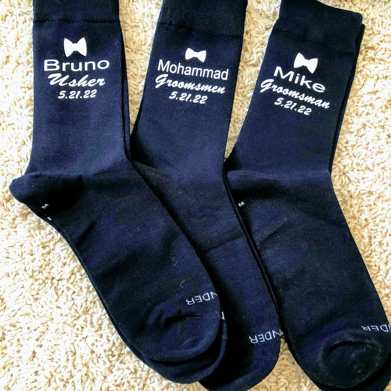 Groomsmen Socks - Etsy