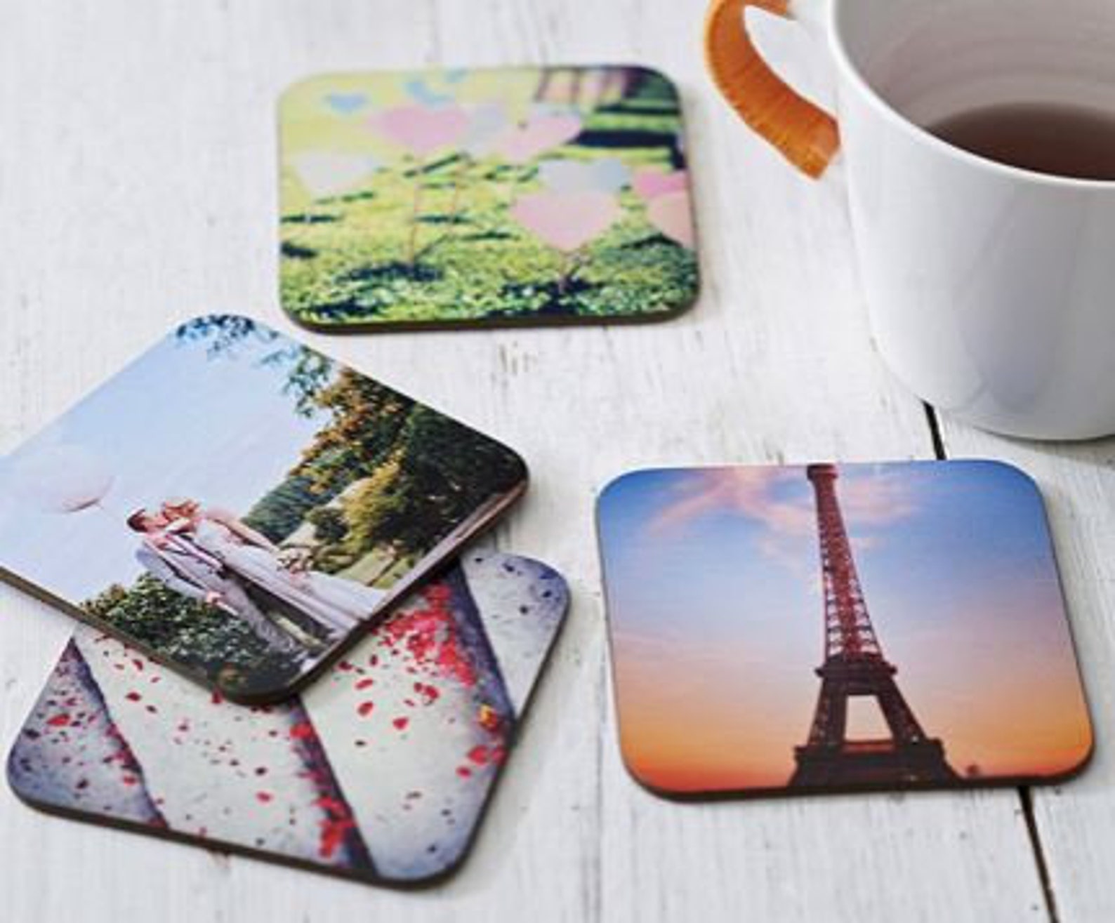 Personalized Photo Coaster Set of 4 - Etsy