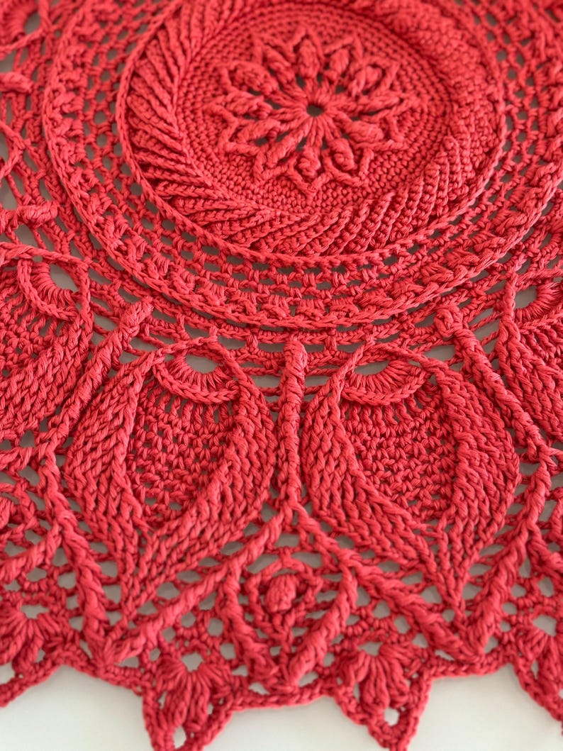 Table Doily - Handcrochet - Etsy