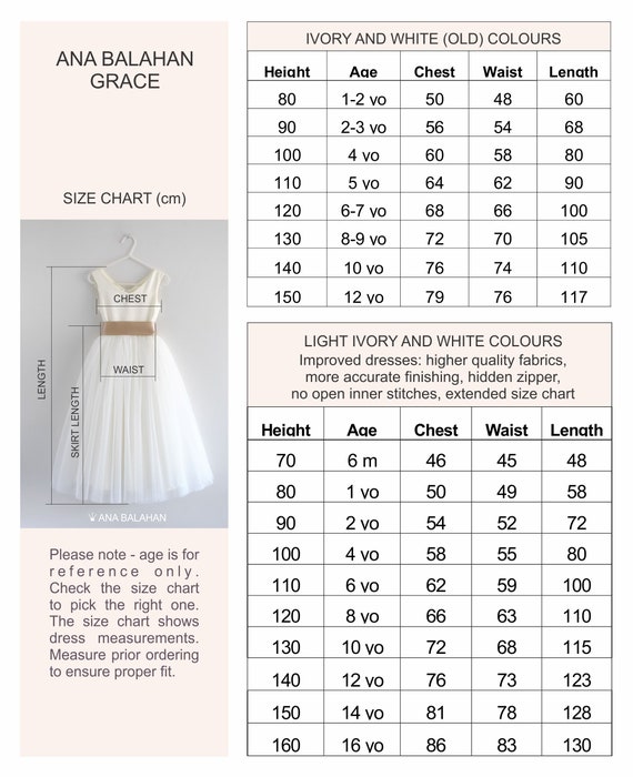 Size 4 Dress Measurements Size