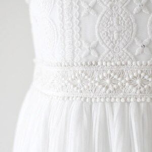 LYDIA Classic Medium Length Church Dress With Embroidered Top - Etsy ...