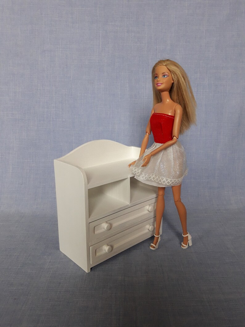 Changing Table for 12 Doll / Miniature Dresser 1:6 Scale / - Etsy