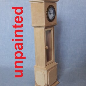 Working Grandfather Clock for Dolls / 1:6 Scale for 12 Inch Doll - Etsy