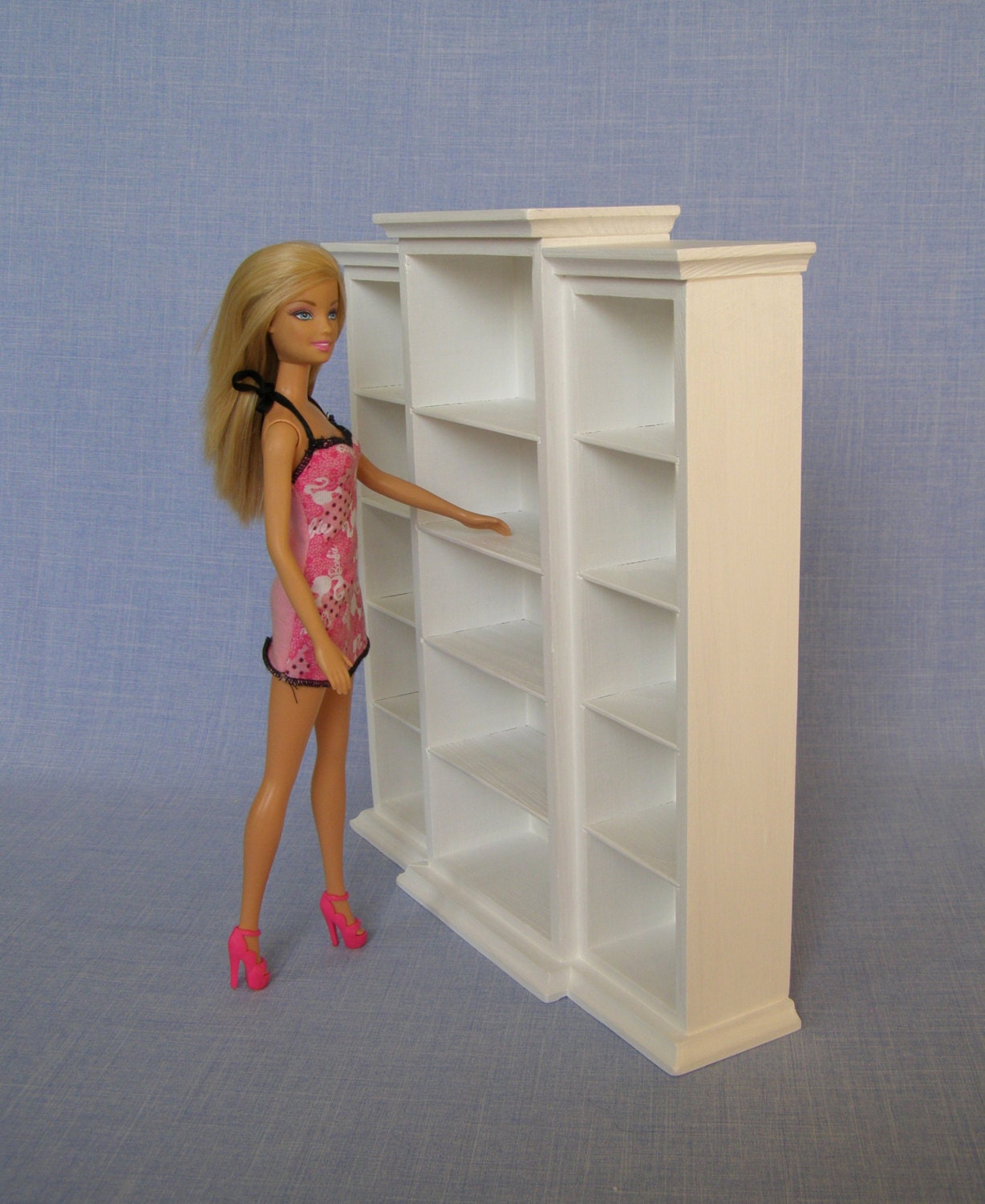 Bookcase /display Cabinet for Dolls / 1:6 Scale Shelves for 12 - Etsy