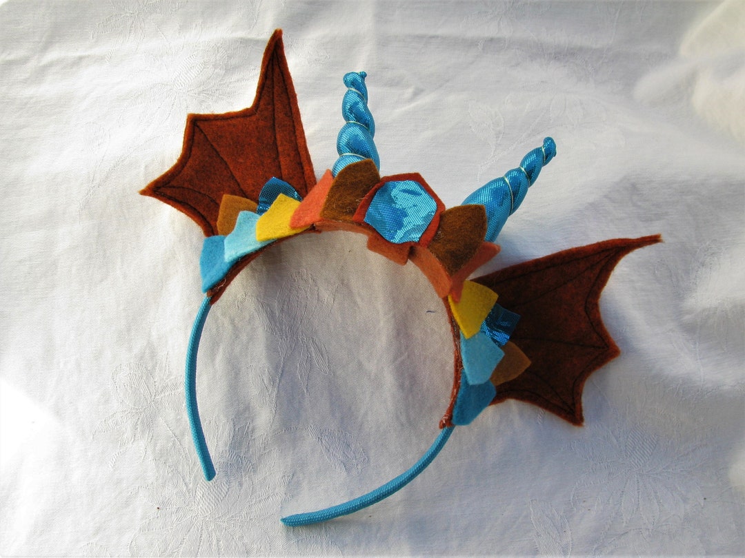 Custom Order Dragon Headband With Horns (A) - Etsy