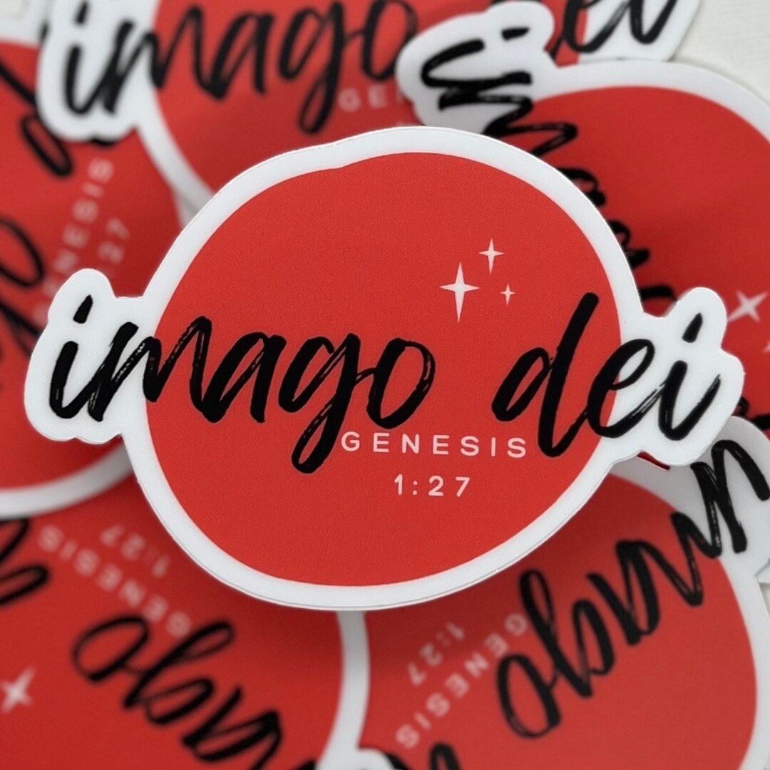 Imago Dei Bible Verse Sticker - Etsy