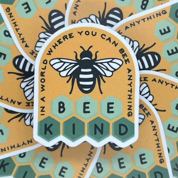Bee Kind Decal - Etsy
