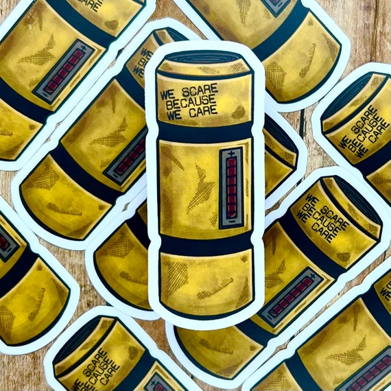 Scream Canister Sticker - Etsy