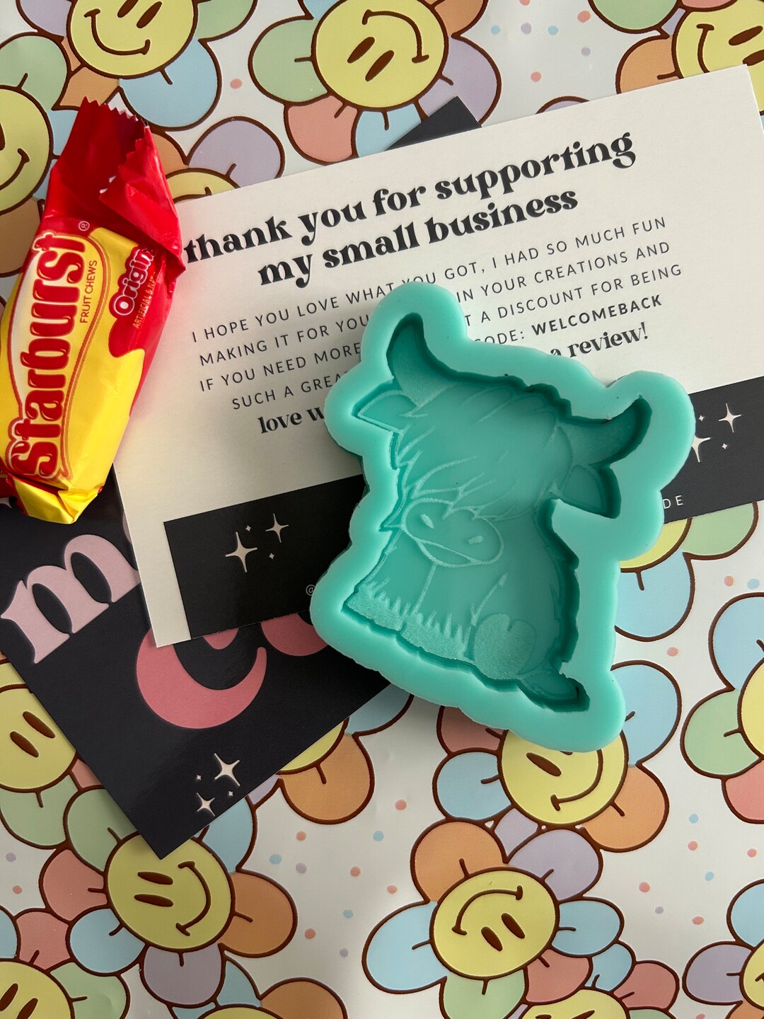 Highland Cow Silicone Resin Mold: Epoxy Resin Craft Supplies, Keychain ...