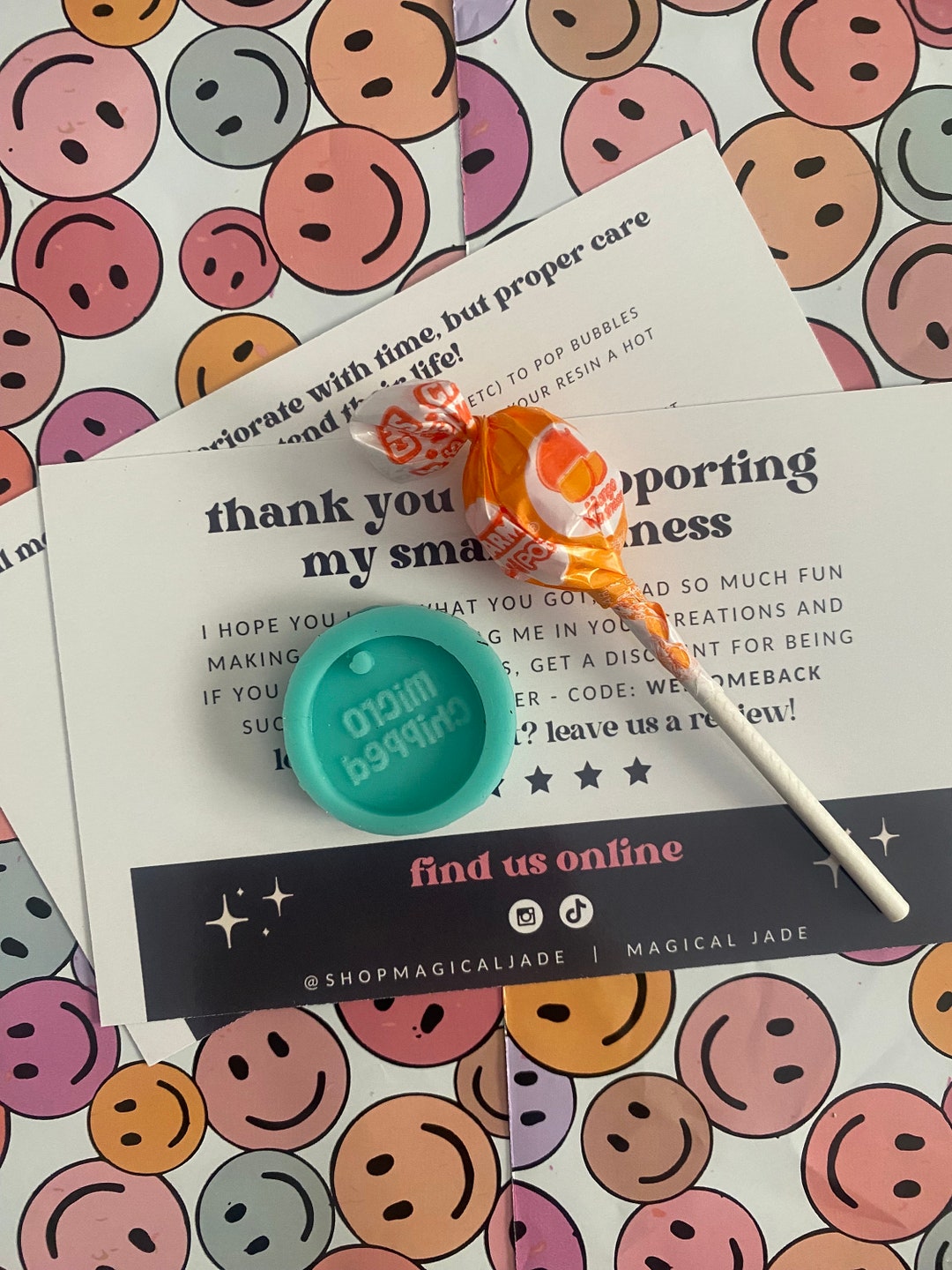 Microchipped Mini Collar Tag Silicone Mold, Epoxy Resin Molds, Mini ...