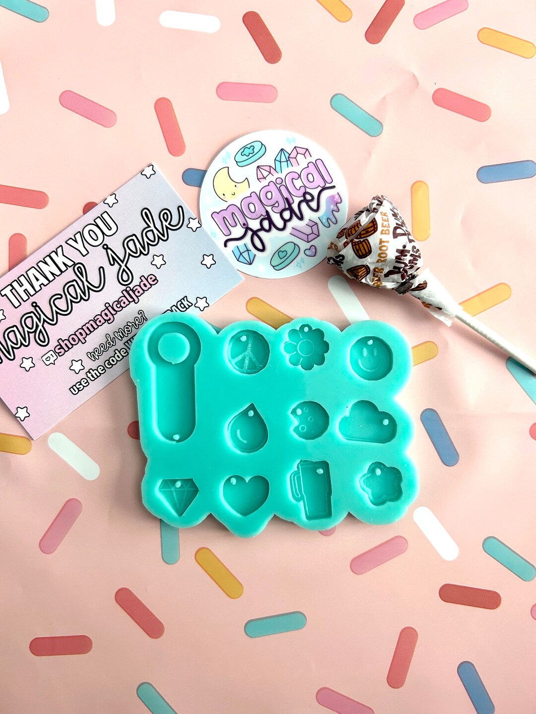 Tumbler Straw Charms Resin Mold, Silicone Mold for Epoxy Resin, Straw ...