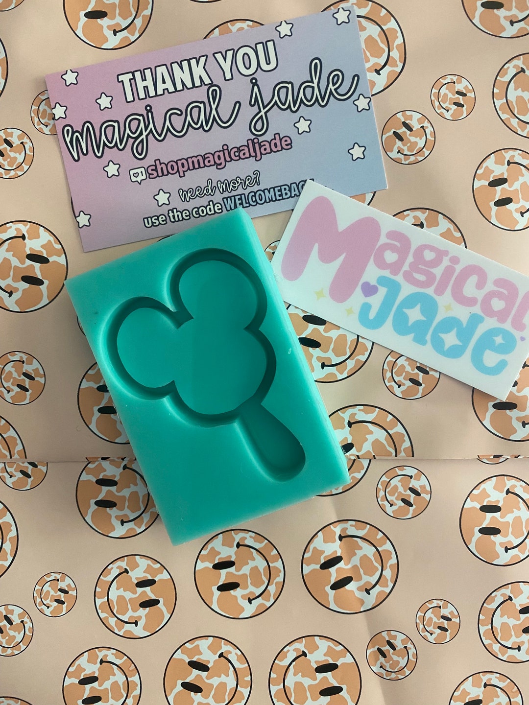 Mouse Ear Ice Cream Shaker Mold: Epoxy Resin Silicone Mold - Etsy