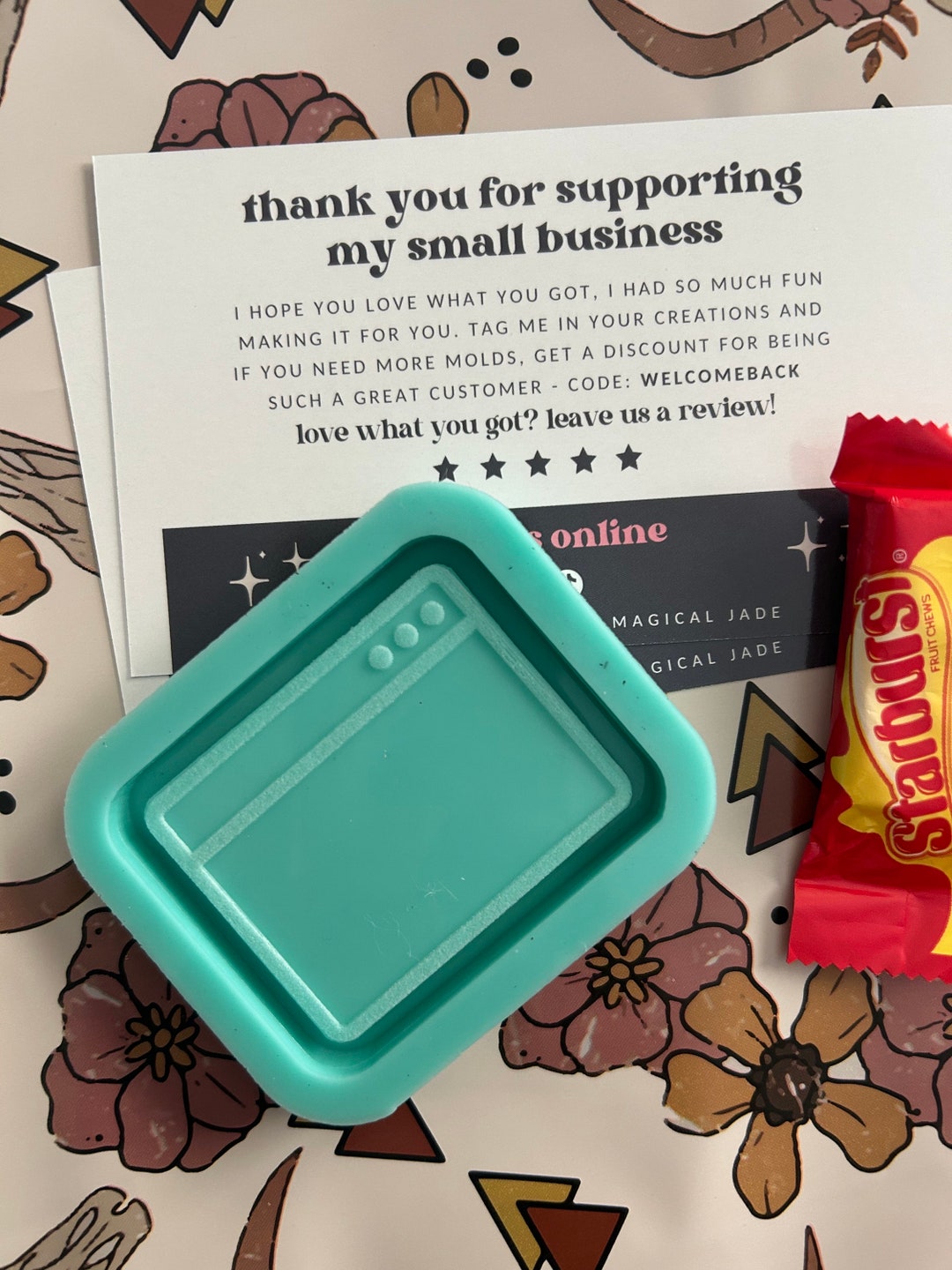 Computer Window Shaker Resin Mold, Silicone Mold for Epoxy Resin, Epoxy ...