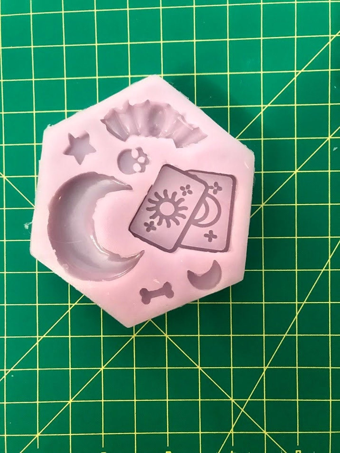 Tarot Card Silicone Mold, Epoxy Resin Molds, Keychain Resin Molds ...